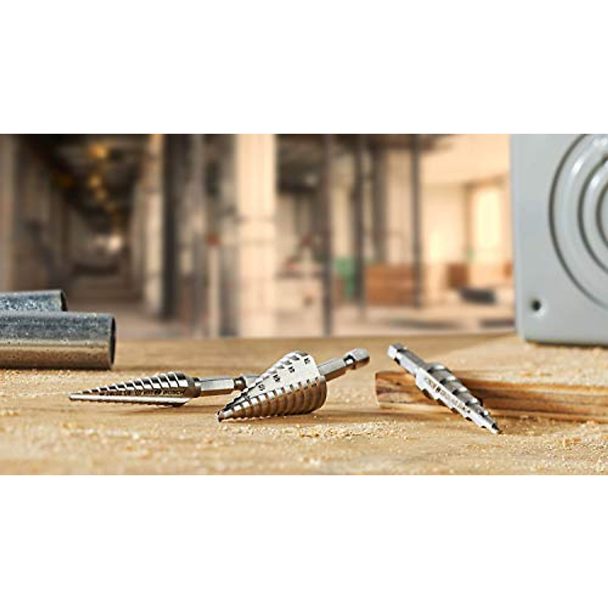 Bosch IMSDC4 1/4 In. to 7/8 In. High-Speed Steel Turbo Impact Step Drill Bit