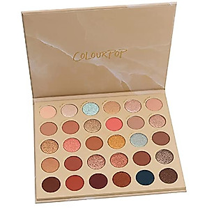 ColourPop YOU'RE GOLDEN Eyeshadow Palette Mega Matte Metallic Semi-Sparkle Glitter Cruelty-Free Super-Pigmented Color