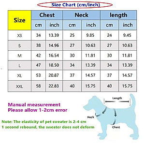 Everything Chic Designer Dog Clothes Sweater Shirt Outfit Small XS Teacup Cute Dogs Puppies French Bulldog Dachshund Chihuahua Cats Maltese Boy Girl (X-Large, Chewypawtton)