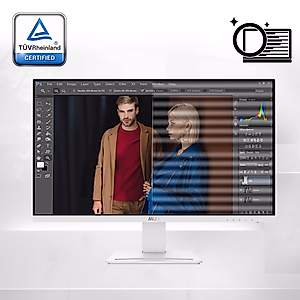 MSI Pro MP273AW, 27" Monitor, 1920 x 1080 (FHD), IPS, 100Hz, TUV Certified Eyesight Protection, 4ms, Displayport, HDMI, Tilt, White