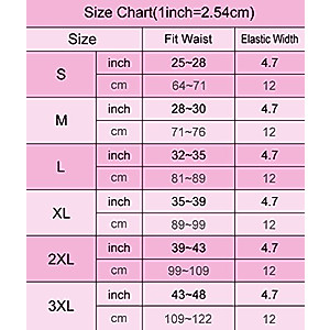 GRACE KARIN Women's Black Elastic Corset Chunky Waistband Wide Waist Cincher Belt(S,Black)