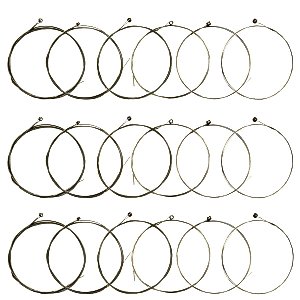 JYsun Electric Guitar Strings 3 Full Sets with Stainless Steel Core Nickel Alloy Wound Nickel-plated Bead Head Including E-1st B-2nd G-3rd D-4th A-5th E-6th