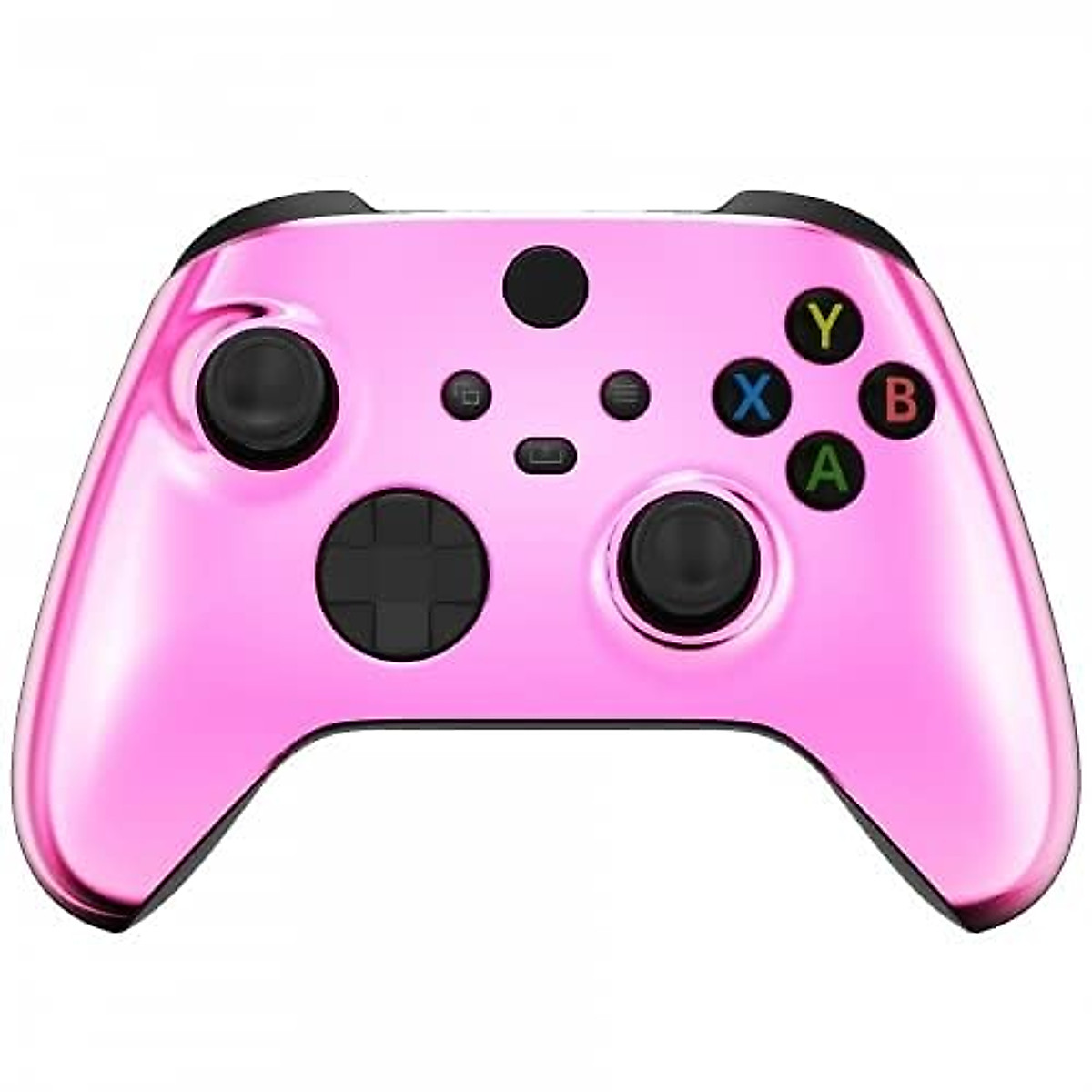 MODDEDZONE Custom Wireless UNMODDED Controller for Xbox One S/X and PC with Exclusive and Unique Designs - The Perfect Gaming Gift for Enthusiasts, Expertly Crafted in the USA Chrome Pink