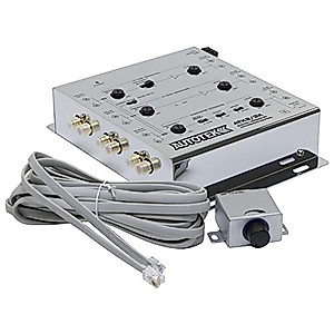 Autotek ATK2 3X Active Crossover Processor (Silver) – 8.5 Volts, 2-Way and 3-Way, Remote Bass Control Included, Built-In Crossovers, Level Adjust