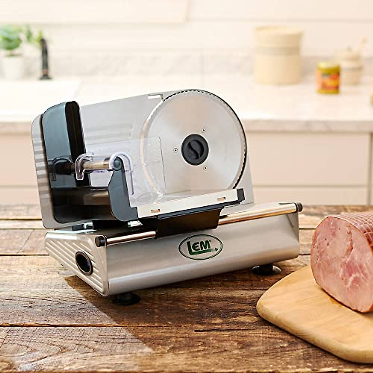 LEM Products 1381 Belt Driven Food Slicer (7.5-Inch Blade),Silver