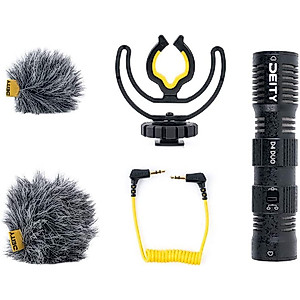 Deity V-Mic D4 Duo Video Microphone Dual Mono/Stereo Recording Interview Mic with Shock Mount for Vlog Pocket Cam DSLR Camera