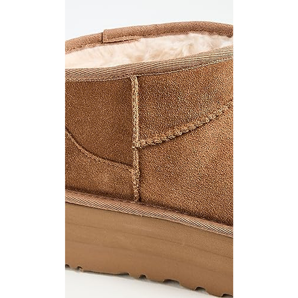 UGG Women's Classic Ultra Mini Platform Fashion Boot, Chestnut, 9