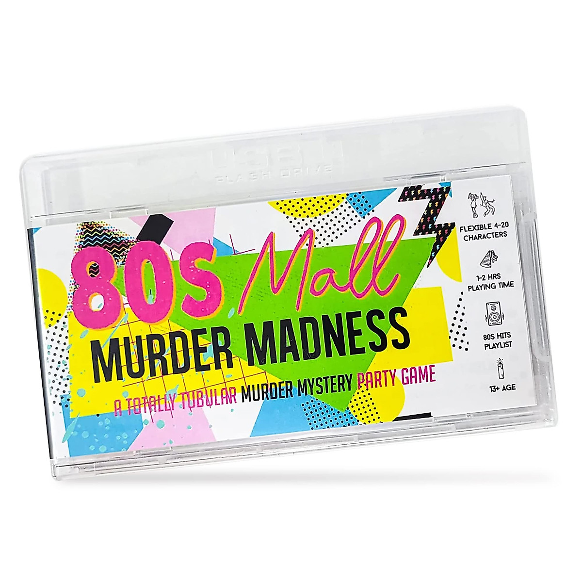 80s Mall Murder Madness | A Totally Tubular 1980s Themed Murder Mystery Game | Flexible 4-20 Players | in-Person & Virtual Downloadable Files