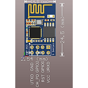DIYmall ESP8266 ESP-01S WiFi Serial Transceiver Module with 4MB Flash