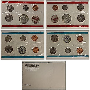 1970 United States Mint Uncirculated Coin Set in Original Government Packaging