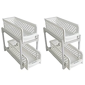 Fox Valley Traders 2-Tier Sliding Shelves, Set of 2
