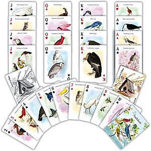 MasterPieces Officially Licensed Audubon Playing Cards - 54 Card Deck for Adults