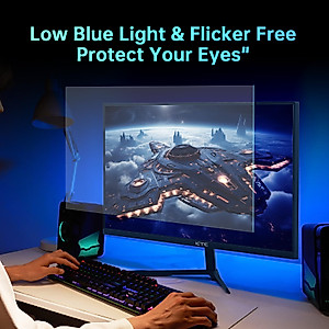 KTC 23.8/24 Inch Gaming Monitor 1080p 165Hz 144Hz Monitor, 1ms MPRT Fast IPS Monitor, HDR10, 125% SRGB, 300nits, HDMI/DP, Eyecare, Adjustable & Mountable, Vesa Support, Tilt, Computer Monitor