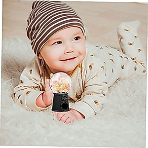 NOLITOY 40 pcs Dispensers Kindergarten Black Twirling Rotatable and Gumballs Desktop Catcher Machines Kids Novelties Supplies Ball Bubble Bank Parties Machine Christmas Vending