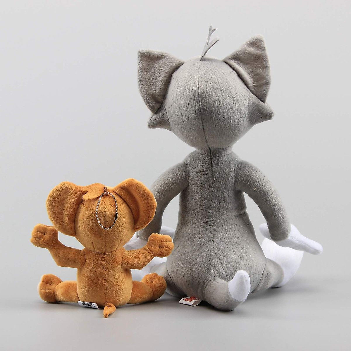 uiuoutoy Cat Jerry & Mouse Tom Plush Toys Set of 2 pcs