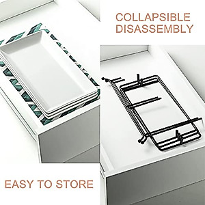 Gomakren 3 Tier Serving Trays Stand Porcelain Serving Platters 12 Inch White Serving Plates Dinner Platters for Appetizer Snack Fruit Cup Cake Server Tray Display Serving Dishes for Entertaining