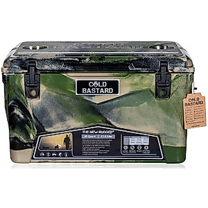 45QT Cold Bastard Rugged+ CAMO Army Premium Ice Chest Cooler Accessories Free S&H CB45-CA