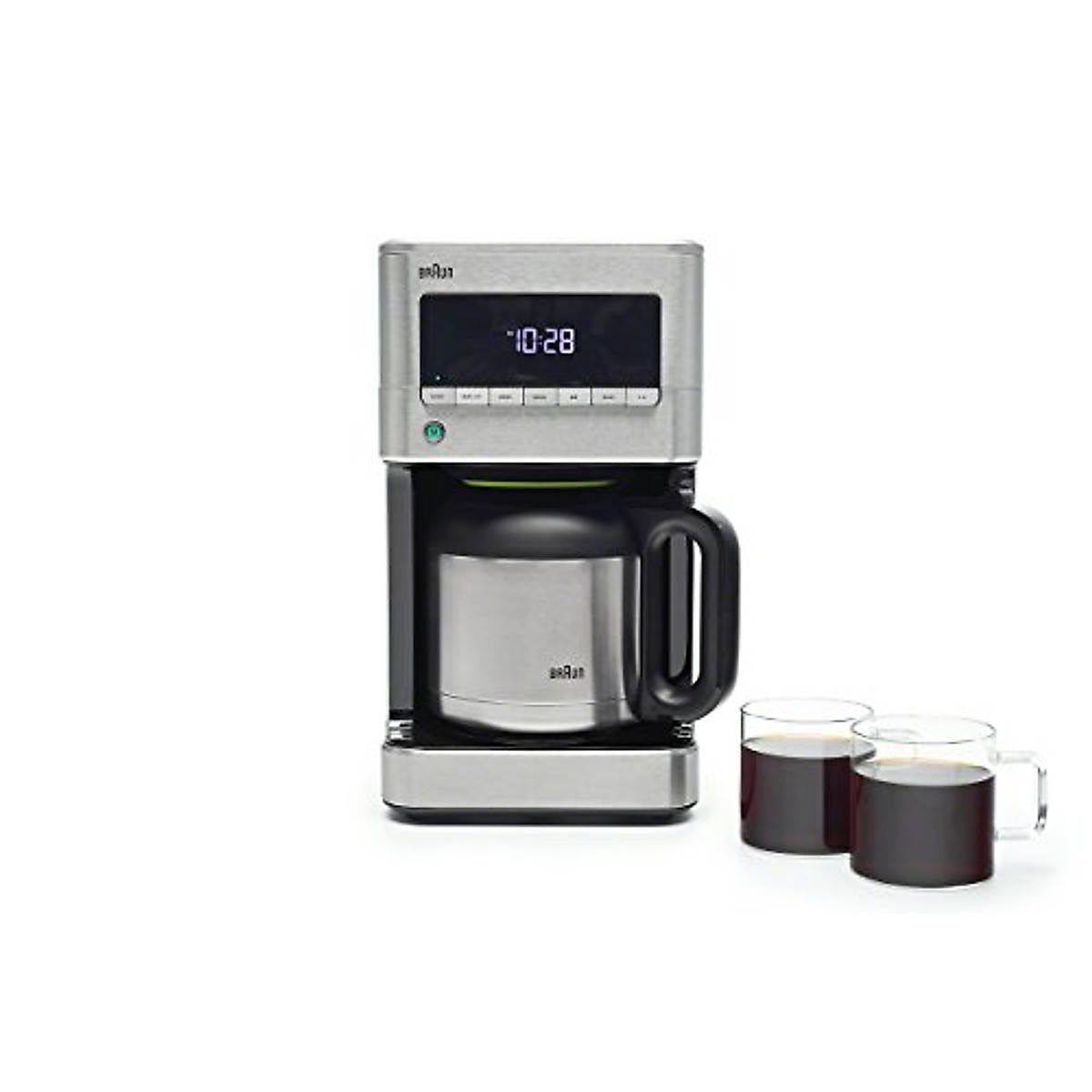 Braun KF7175 BrewSense Drip Coffee Maker with Thermal Carafe, 10 Cup