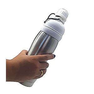 herweg, Sports thermos bottle, container, stainless steel water bottles -17Oz / 500ml, school bottles, for hot or cold drinks, bottle with spout easy hydration during exercise, 415-55