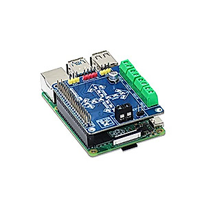 SB New Motorshield for Raspberry Pi 3,2,1 and Zero This Expansion Board can Control up to 4 Motors or 2 Stepper Motor, 2 IR sensors and a Single ultrasonic Sensor.
