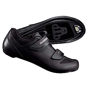 SHIMANO Unisex's RP100 SPD-SL Cycling Shoe, Black, US 7.5