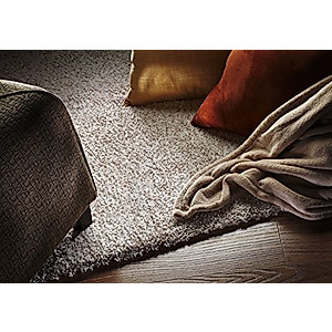 Kas 1580 Bliss 7' 6" by 9' 6" Hand-Woven Rug, Ivory Heather