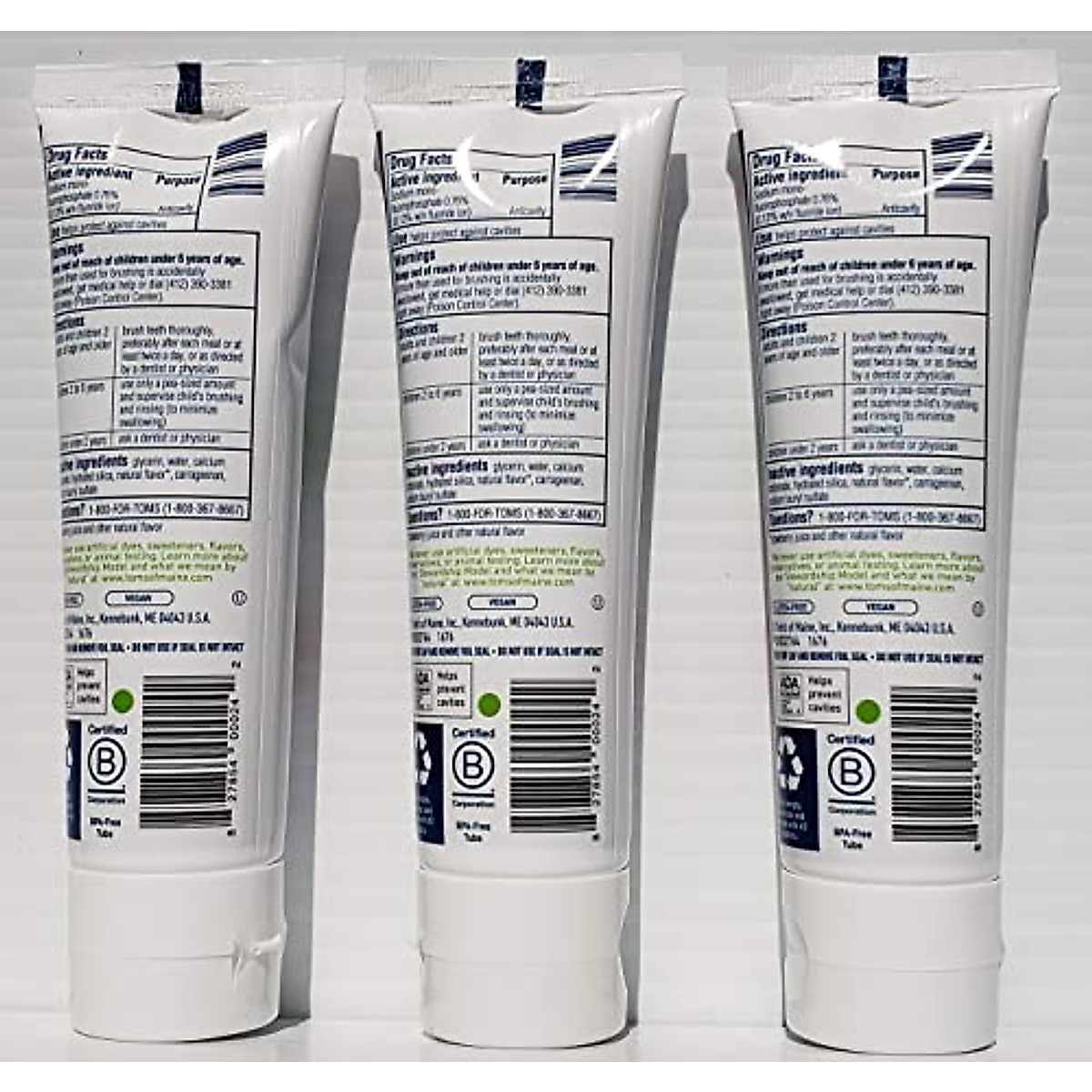 Tom's of Maine Anticavity Fluoride Children's Toothpaste, Kids Toothpaste, Natural Toothpaste, Silly Strawberry, 5.3 Ounce (Pack of 3), Original Formula, ADA Accepted