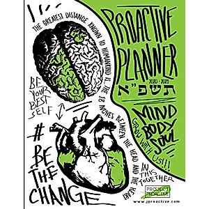 Proactive Planner 2020 | 2021 - Jewish Calendar Year 5781: Getting Your Life in Order With Project Proactive