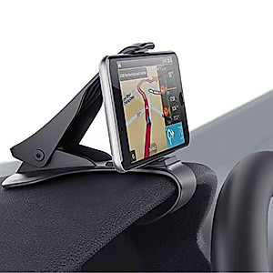 THXCO DishyKooker Universal Clip On Car HUD GPS Dashboard Mount Cell Phone Holder Non-Slip Stand Compatible for 4.7-6.5 inch Smartphones