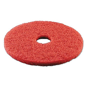 Boardwalk 4016Red Standard 16-Inch Diameter Buffing Floor Pads Red