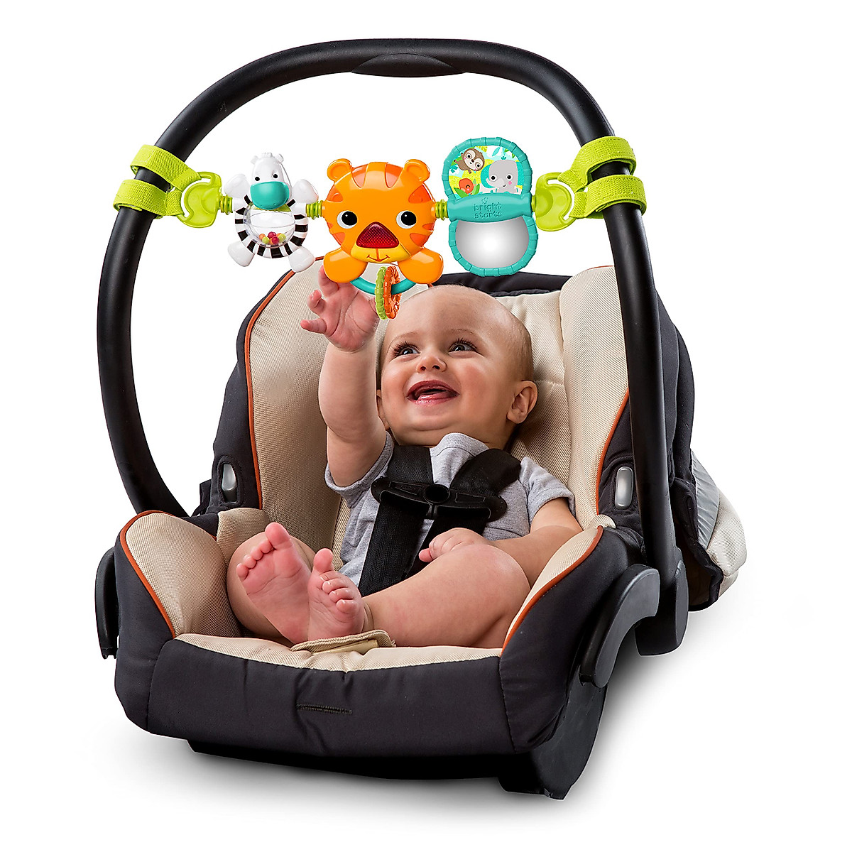Bright Starts Take Along Musical Carrier Activity Toy Bar, Ages Newborn +, Multi-Color