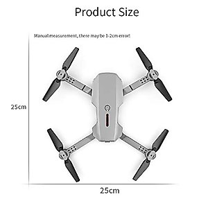 E88 Pro Drone with dual 4k camera, Kids/Beginner, wifi fpv 1080 hd, Dual foldable RC Quadcopter , Altitude hold, Headless mode, visual positioning, auto return, mobile app control, Black, 360 flip