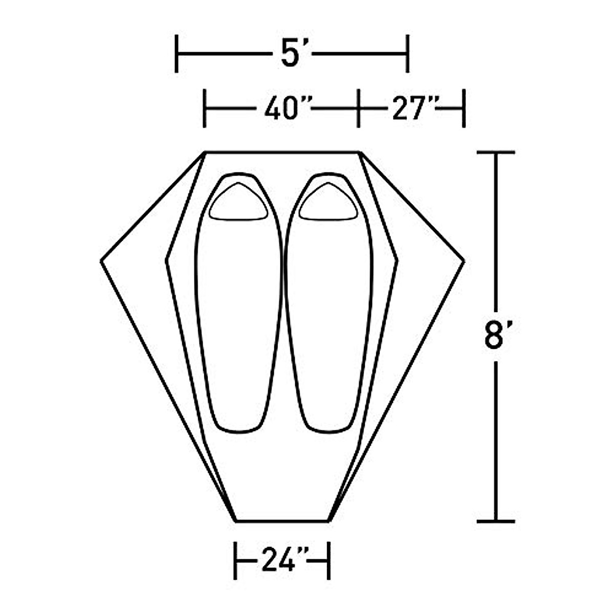 ALPS Mountaineering Mystique 2-Person Tent - Gray/Navy