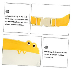 Totority 2pcs Children's Shampoo Cap bath rinser baby shower hair caps baby shampoo cap hair washing hat kids water guard visor kids shampoo kids shower hats shower head portable pp toddler