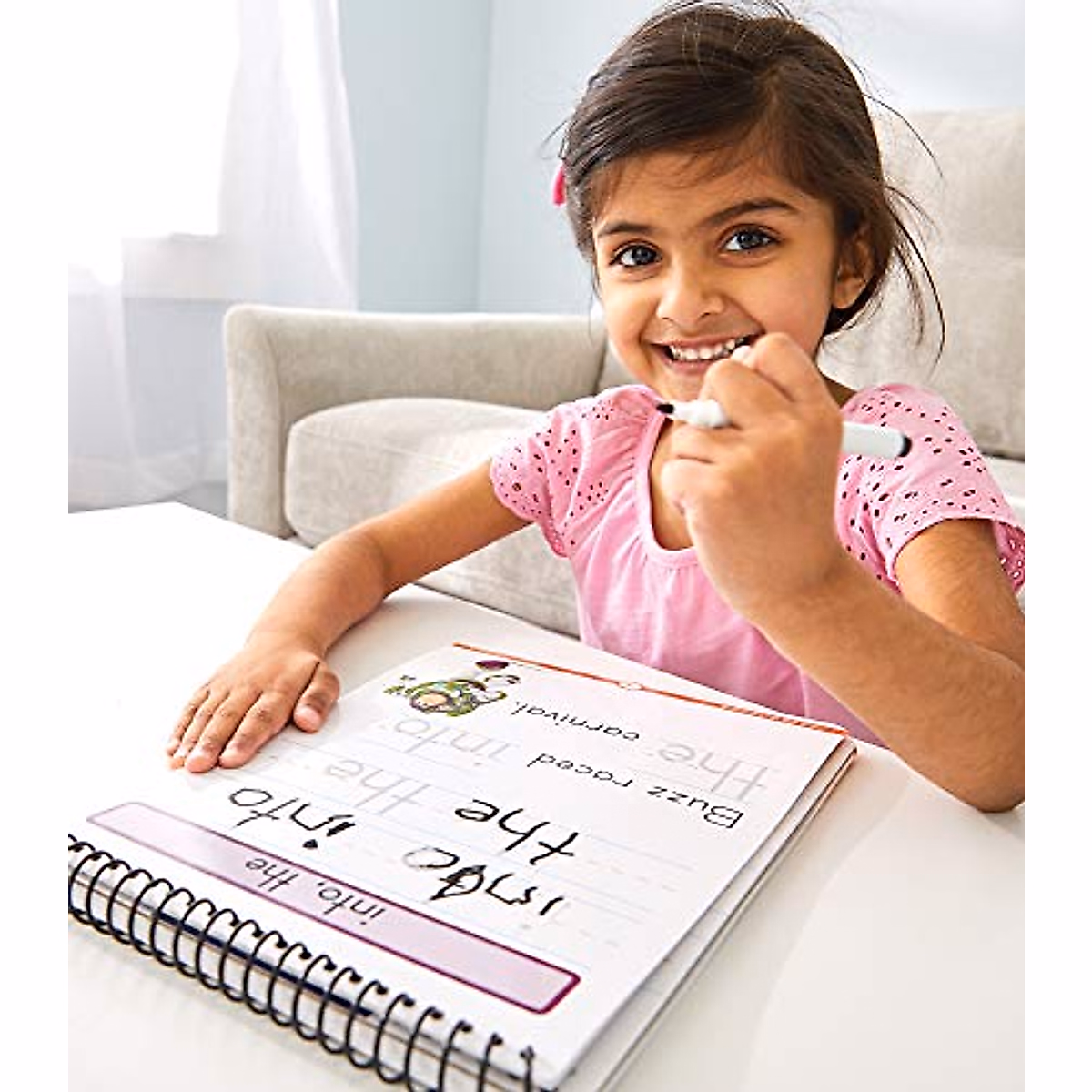 Disney Learning Toy Story 4 Trace With Me Wipe Clean Sight Words Activity Book for Kids Ages 3+, Tracing Sight Words Dry Erase Activities, Preschool and Kindergarten Early Reading and Writing Practice