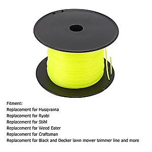 Brushcutter Cable Low Noise Garden Grass Line for Black and Decker 100m/328.1ft