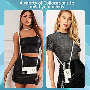 YYTVN for Samsung Galaxy Note 20 Ultra Case 5G 6.9 inch, Minimalist Wallet Case with Ring Kickstand and Shoulder Strap, Shockproof Stylish Protective Cover for Galaxy Note 20 Ultra -White