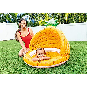 Intex Pineapple Baby Pool, 40in x 37in, for Ages 1-3