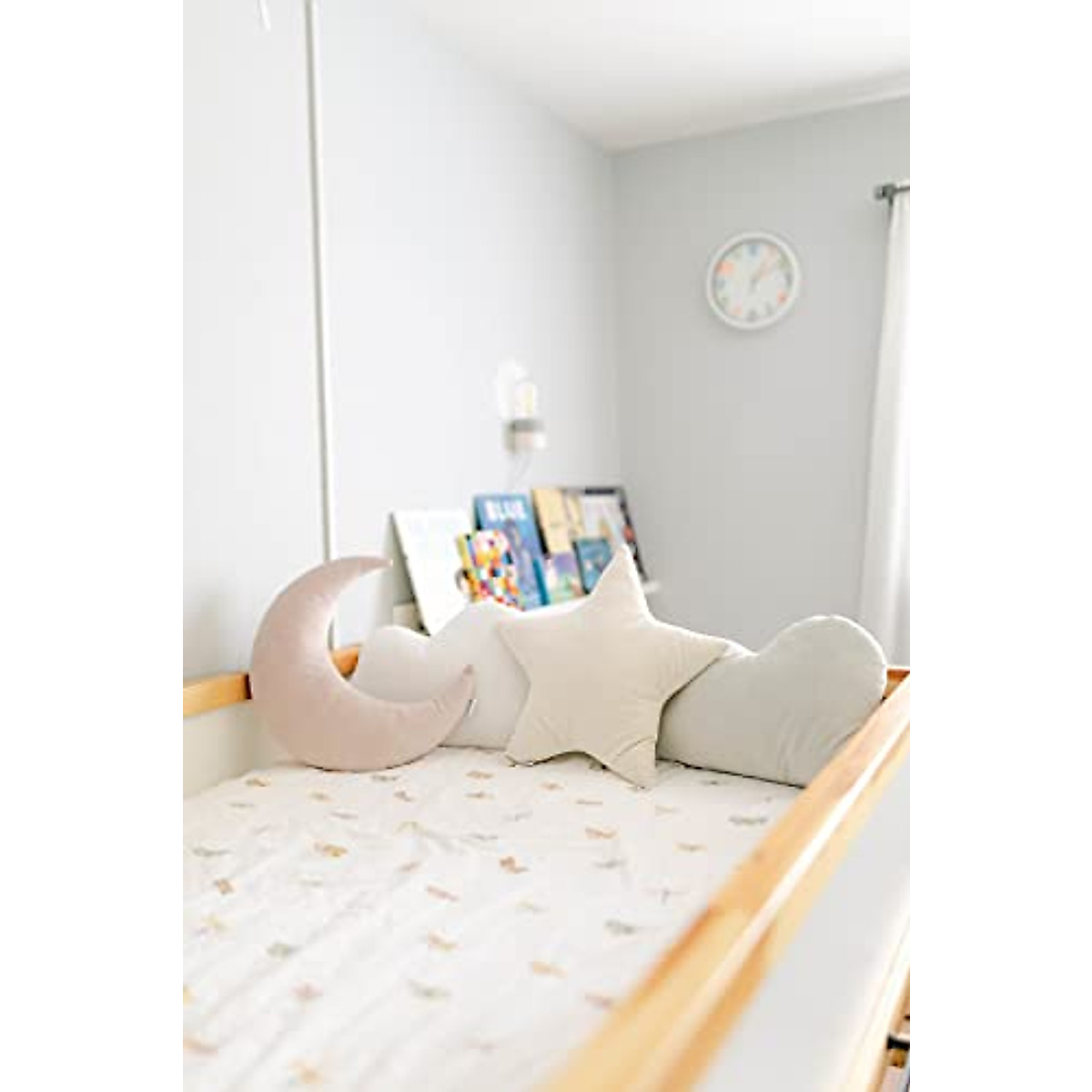 Ullabelle Decorative Pillow, Decorative Nursery Pillow, Playroom Décor, Cute Throw Pillows (Pink Moon)