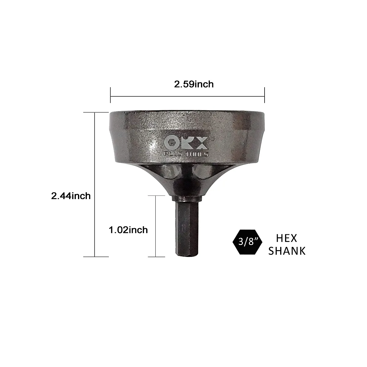 ORXPLUS Tools 2 PCS Deburring External Chamfer Tool, Tungsten Blade, Deburring Drill Bit, Remove Burr Tools