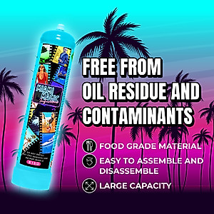 Miami Magic Canisters for Whipped Cream Charger, High-Premium Whip Propellant, Perfect for Cooking, Drinks and Cocktails - 580g (6 cylinders)