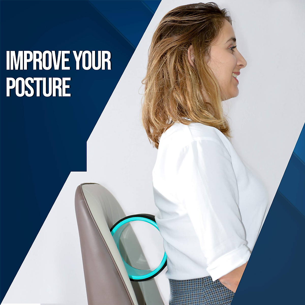 Yoga Wheel 3 Pack - Lose Weight, Get in Shape and Get Fit I 3 pack Yoga Wheel Set I Home Yoga I Improve Posture