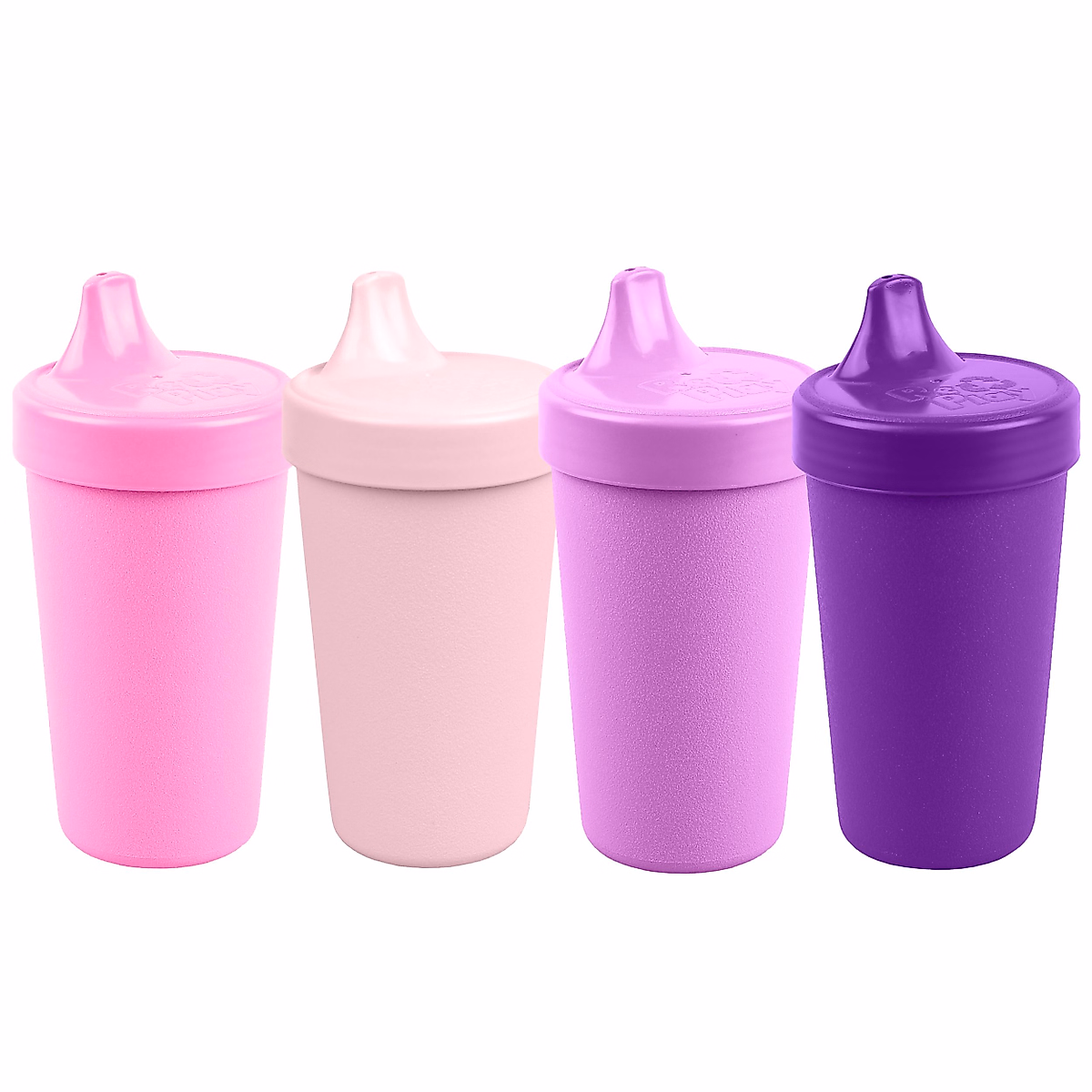 Re-Play Made in USA 10 Oz. Sippy Cups for Toddlers, Pack of 4 - Reusable Spill Proof Cups for Kids, Dishwasher/Microwave Safe - Hard Spout Sippy Cups for Toddlers 3.13" x 6.25", Princess