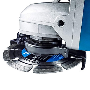 Makita 2 Pack - 4.5” Segmented Rim Diamond Blades For 4.5”+ Grinders & Circular Saws - Long-Lasting Cutting For Concrete, Masonry & Brick - 5/8”, 20mm & 7/8” Arbors