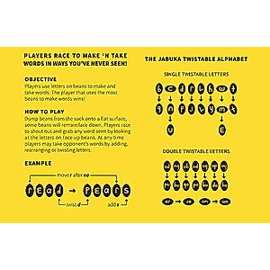 Jabuka Best Word Game Puzzle - Fun Family Games for Kids and Adults, Educational Spelling Party Game, Twistable Letter Travel Set, Portable, Word Games, Spelling Game for 2-8 Players