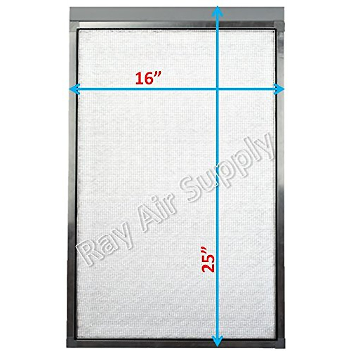 RAYAIR SUPPLY 16x25 Tappan EAC-1 Air Cleaner Replacement Filter Pads 16x25 Refills (4 Pack)