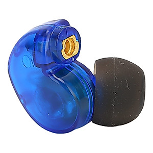 ASHATA for SE215 Wired Sound Isolating Earbuds Head, 1 Pairs of Pluggable Replacement Stereo Earphone Head for SE315 SE535 SE215, with MMCX Interface (Clear Blue)