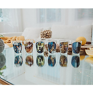Silver Buffalo Star Wars Original Trilogy 2-Ounce Mini Shot Glasses | Set of 6