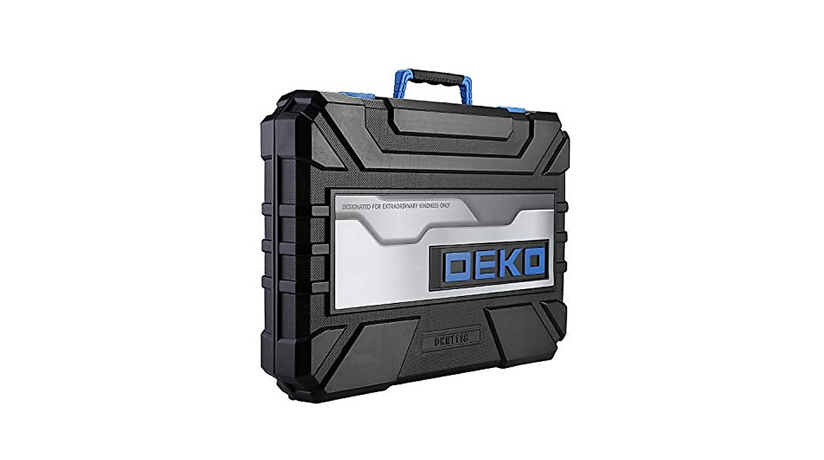 DEKOPRO 118 Piece Tool Kit for Auto Repair