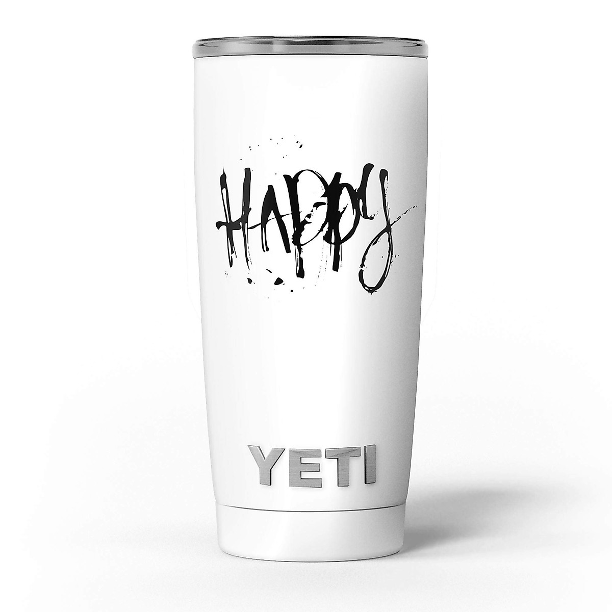 Design Skinz Happy Splatter - Skin Decal Vinyl Wrap Kit Compatible with The Yeti Rambler Cooler Tumbler Cups